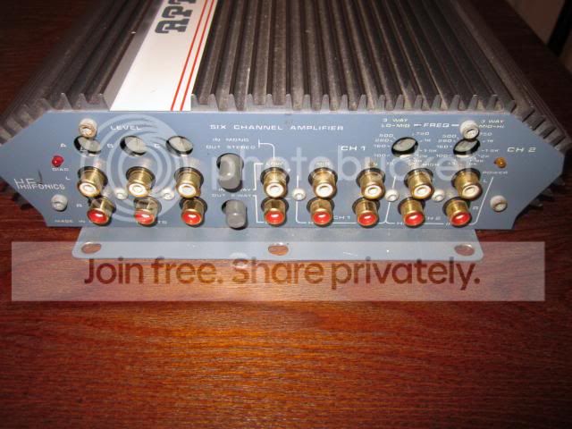 F/S Near-mint HiFonics VII Aphrodite 6 ch amp! | DIYMobileAudio.com Car ...