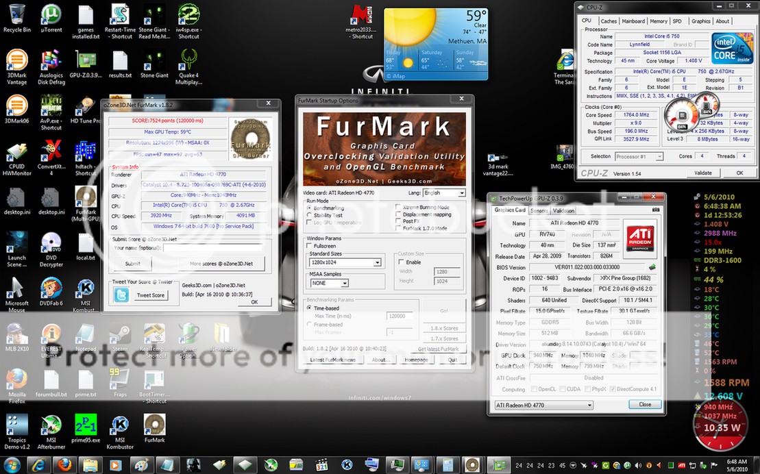 Furmark Build 1.8.2 Score Comparison | Tom's Hardware Forum